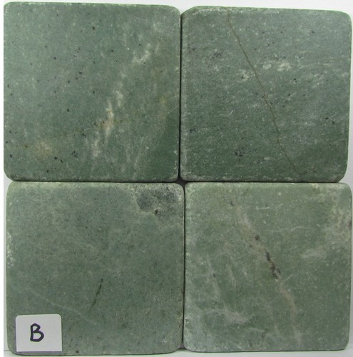 Set of 4 - Stone Tile Coaster - Plain Stone (Buy 2 Sets - Get 1 Set ...