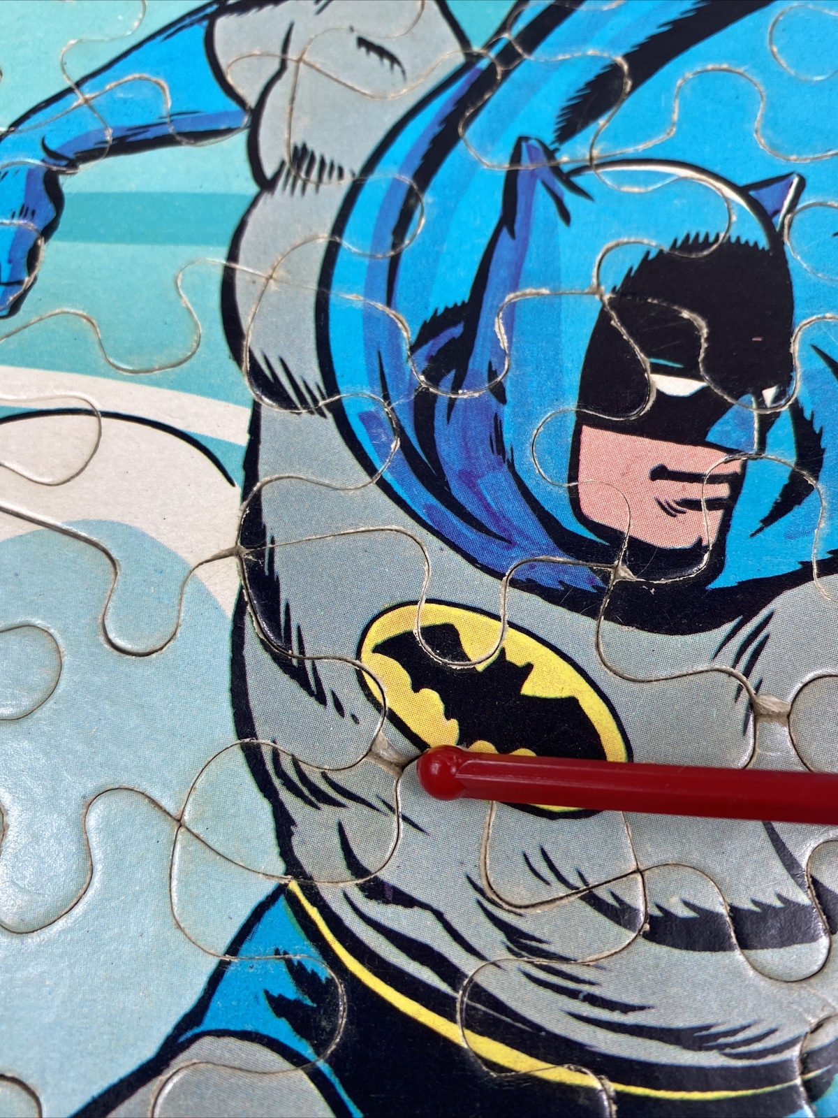 Complete Vintage 1966 Whitman Batman Jigsaw Puzzle 150 Pieces Comic ...