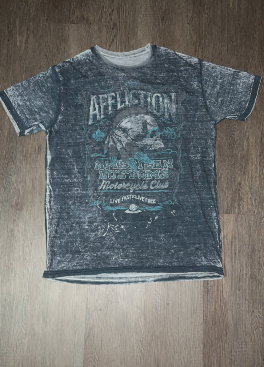 Affliction **Reversible T-shirt**(Front Affliction/in… - Gem