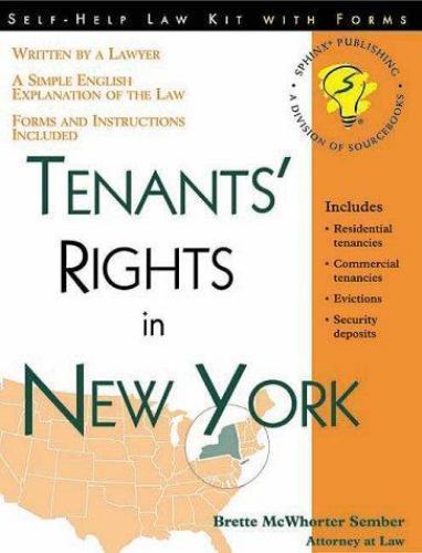Tenants' Rights in New York by Brette Sember McWhorter (2000, Trade ...