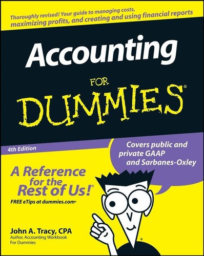 Accounting For Dummies, Tracy, John A. 9780470246009 | eBay