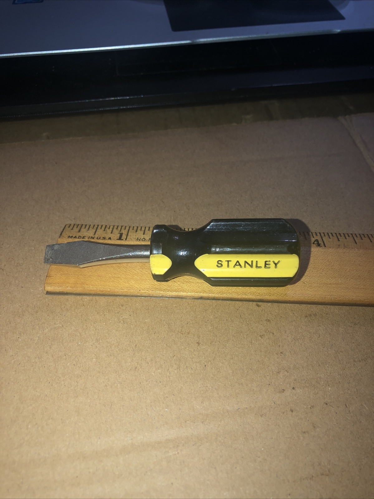 Vintage Stanley Slotted Stubby Screwdriver 3-1/2” USA Tool See Photos ...