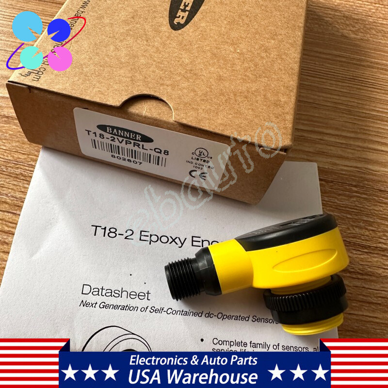 Fit BANNER T18-2VPRL-Q8 Photoelectric Sensor Switch 10-30VDC 150mA ...