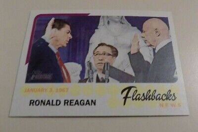 2016 TOPPS HERITAGE BASEBALL NEWS FLASHBACK #NF-RR RONALD REAGAN INSERT ...