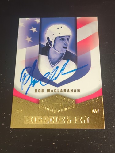Rob McClanahan 2004-05 Upper Deck Miracle Men Legendary Signatures ...
