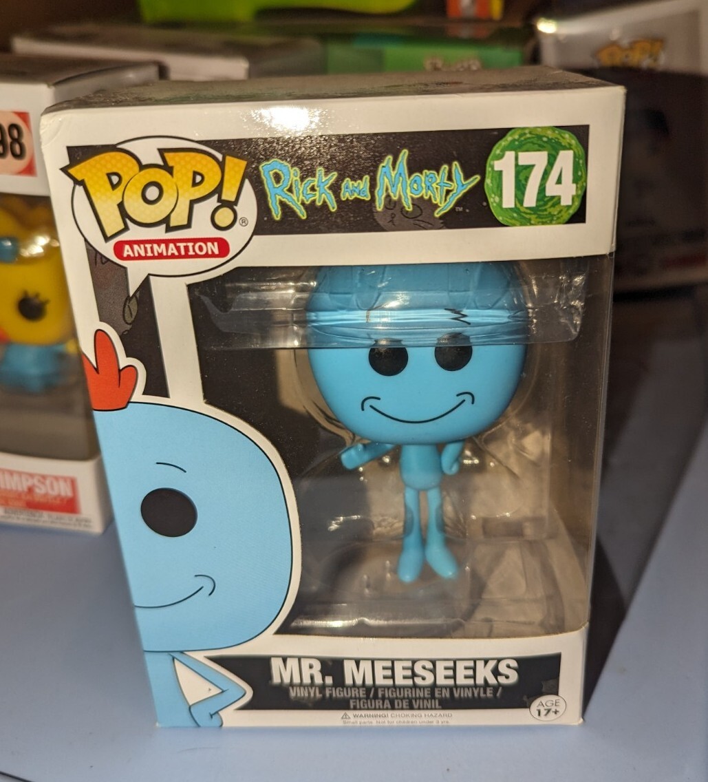 Funko Pop! Vinyl: Rick and Morty - Mr. Meeseeks #174 889698124416| eBay