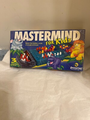 Mastermind for Kids Board Game 1995 Codebreaker Jungle Animals Family ...