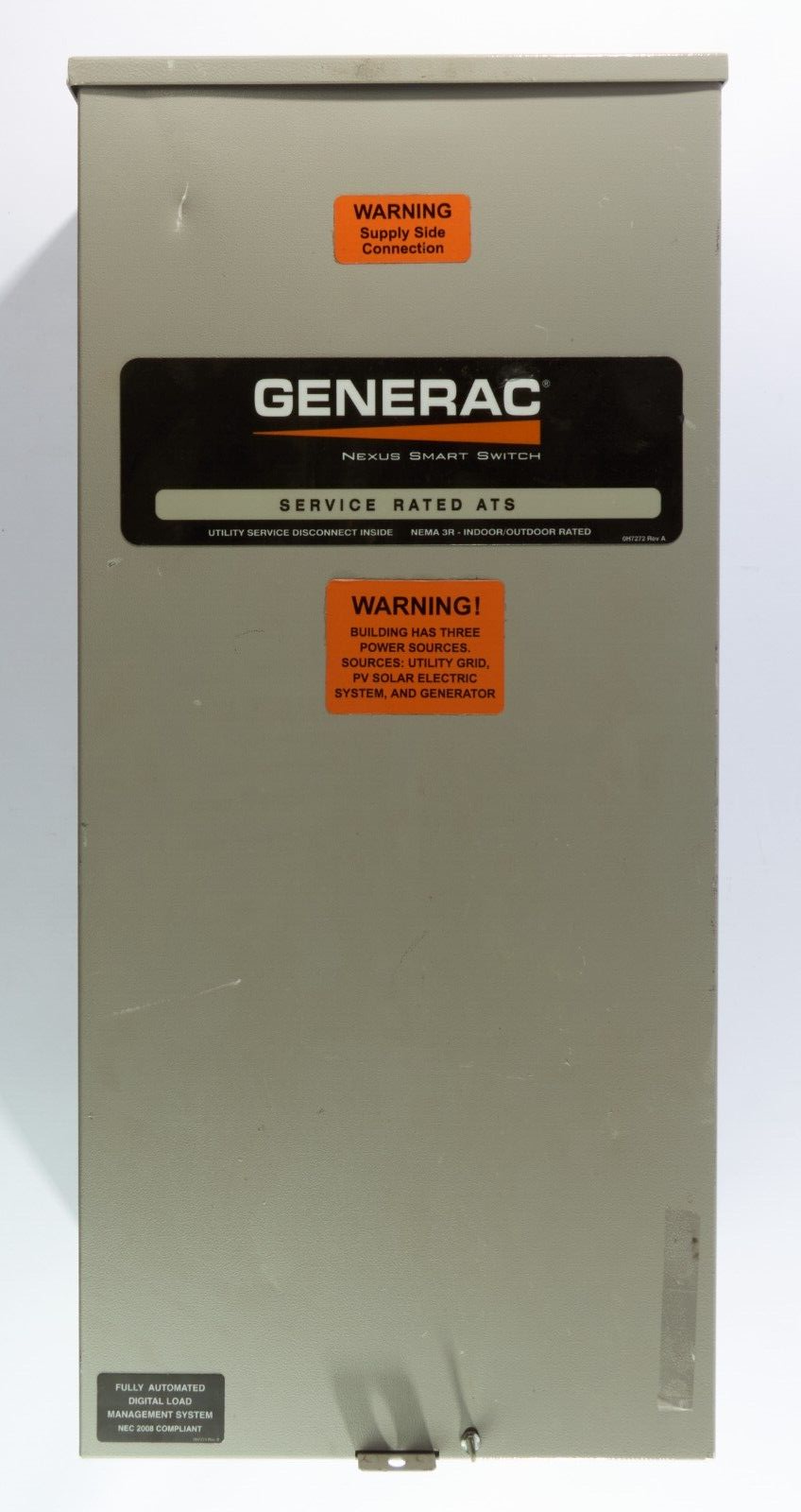 Generac Generator Assembly 200A Service Entr 0H7265B 1-Phase w/Control ...