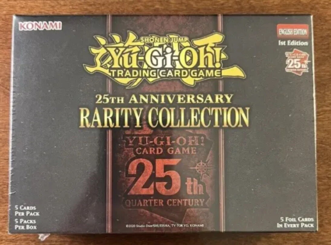 YUGIOH YGO 25th Anniversary Rarity Collection Box Yu-Gi-Oh! 1st Edition ...