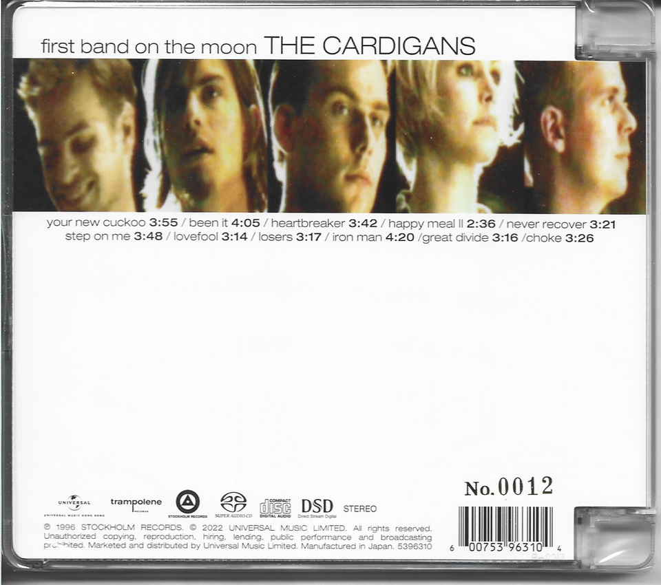 "The Cardigans First Band On the Moon SACD" Numbered #0012 Japan Hybrid ...
