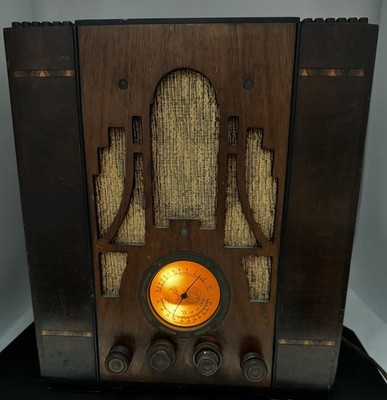 Antique 1930’s Atwater Kent 145 Tombstone AM/SW1/SW2 Super Heterodyne ...