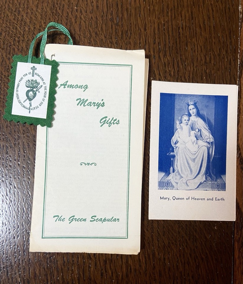 1956 CATHOLIC FAMILY BOOK OF NOVENAS LEATHER CRAWLEY w Orig Box & More ...