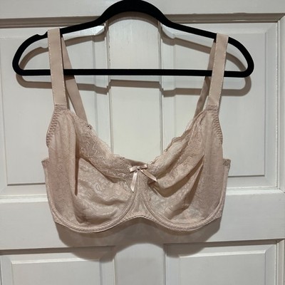 Freya Fancies Balconette Beige Blush Lace Underwire Plunge Bra Size 34J ...