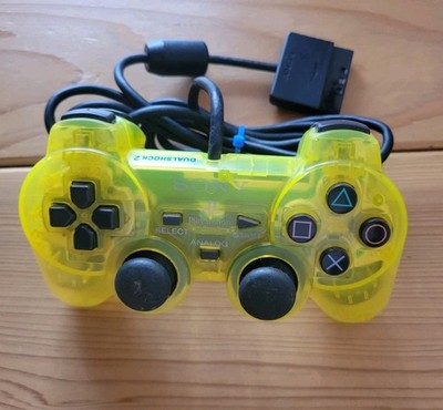 Sony PlayStation 2 PS2 OEM Lemon Clear Yellow DualShock 2 Controller ...