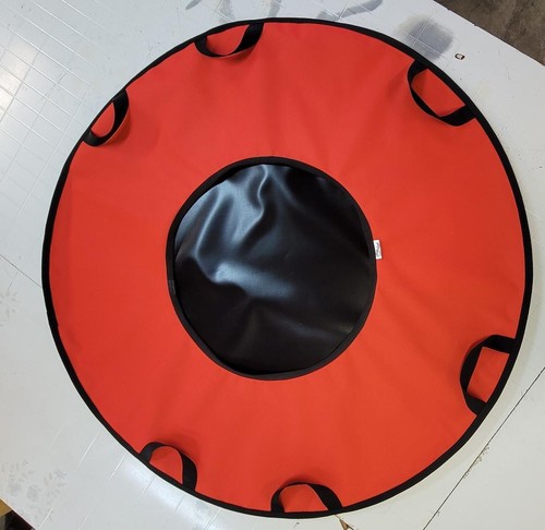 44" recreational snow tube cover, Replacement cover. RED TOP/WHITE ...