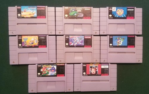Super Nintendo 8 Game Lot - 8 SNES Cartridge Lot | eBay