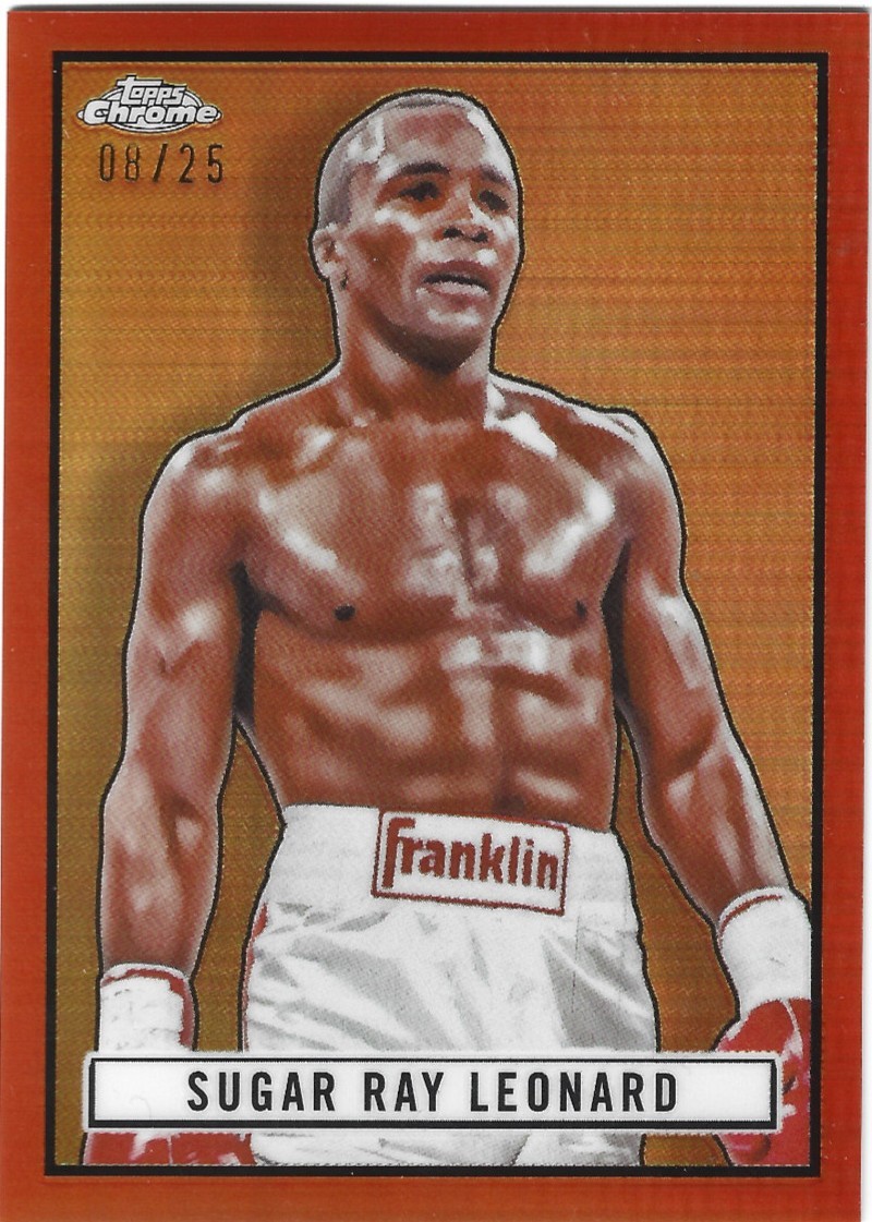 2024 Topps Chrome - 1951 Topps Ringside Boxing Sugar Ray Leonard #TR-2 ...