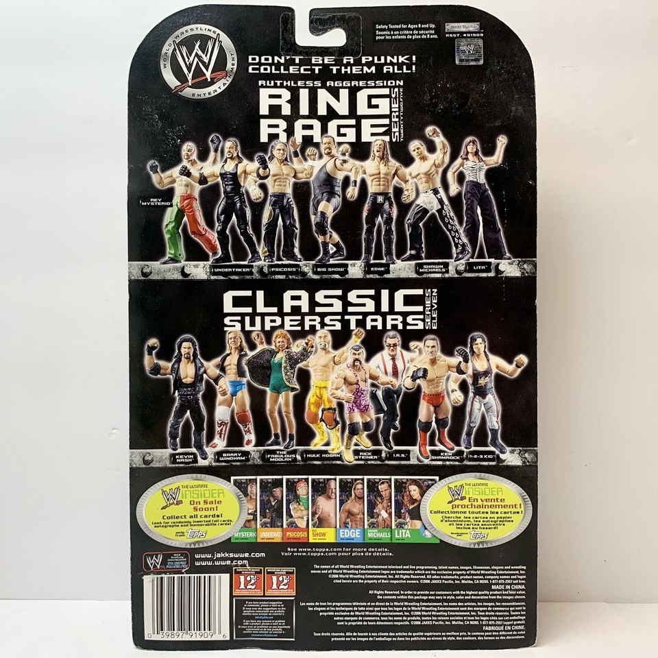 WWE Lita Action Figure Ring Rage Series 22.5 Ruthless Aggression 2006 ...