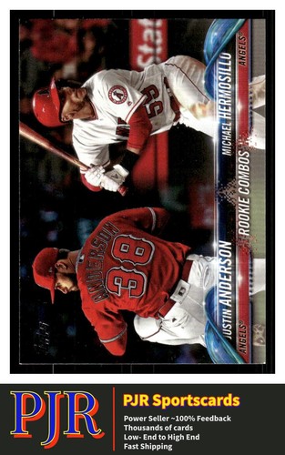 2018 Topps Update #US52 Justin Anderson / Michael Hermosillo Los ...