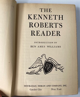 The Kenneth Roberts Reader 1945 Hardcover Book by Kenneth Roberts, Ben ...