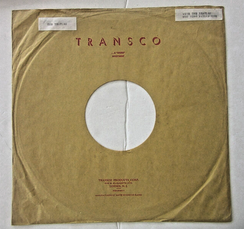 The Beatles ''With the Beatles'' ORIGINAL MONO ACETATE 1968 LP- MEGA ...