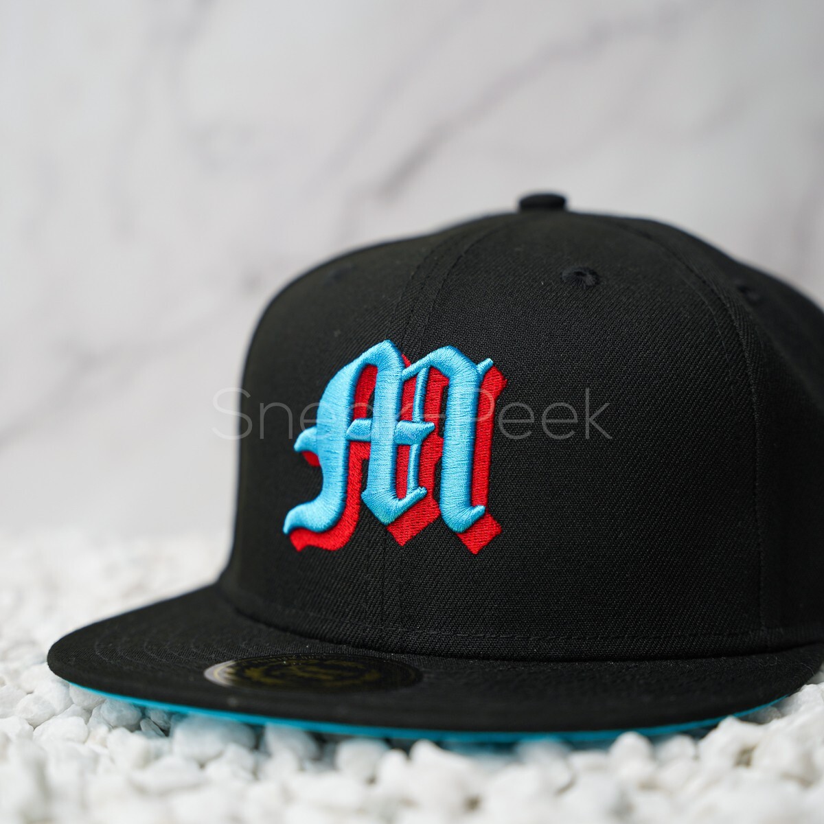 New Era Miami Giants Size 8 Hat NLB Baseball Sports Fitted Cap Black ...