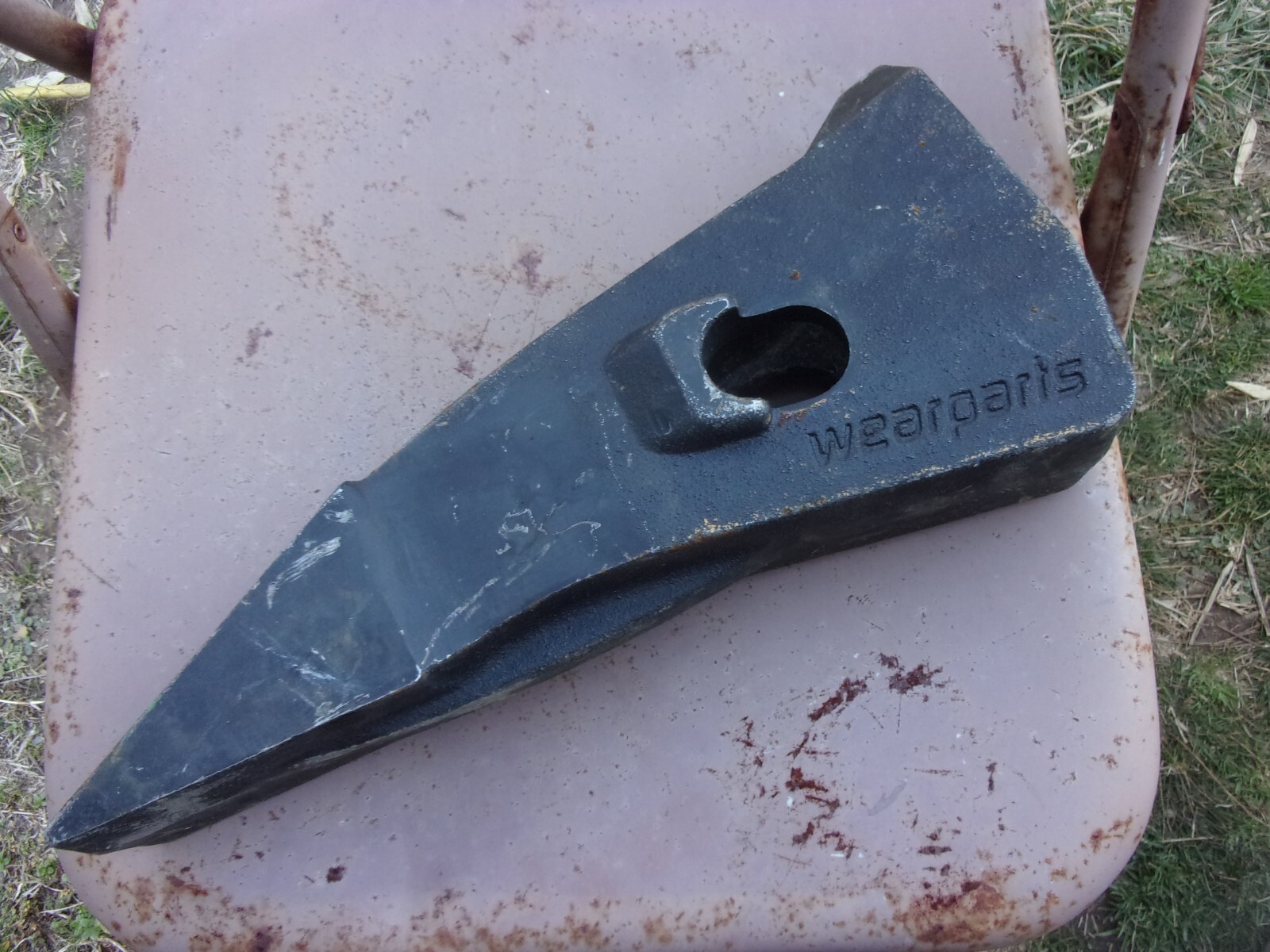 WearParts G21114 Wingless Chrome Steel Tip Point Ripper Shank Tooth ...