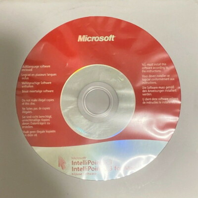 Microsoft IntelliPoint IntelliType Pro 6.3 Software Windows / Mac CD ...