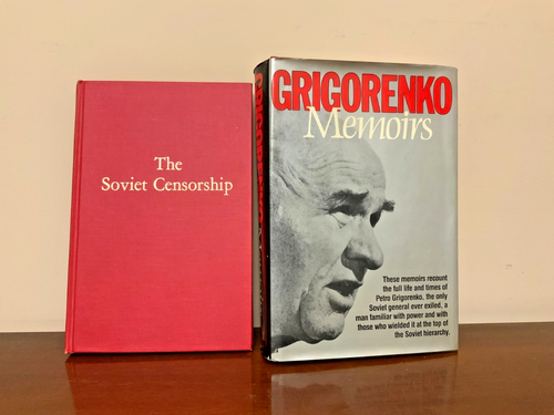 Signed in Russian by Natalia Belinkov 1973 The Soviet Censorship 1st ...