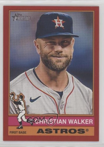 2025 Topps Heritage Red Border Christian Walker #110 | eBay