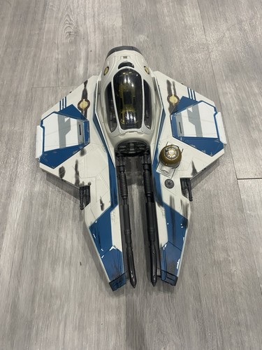 Hasbro Star Wars Obi-Wan Kenobi Jedi Starfighter Ep 3 ROTS Blue Version | eBay