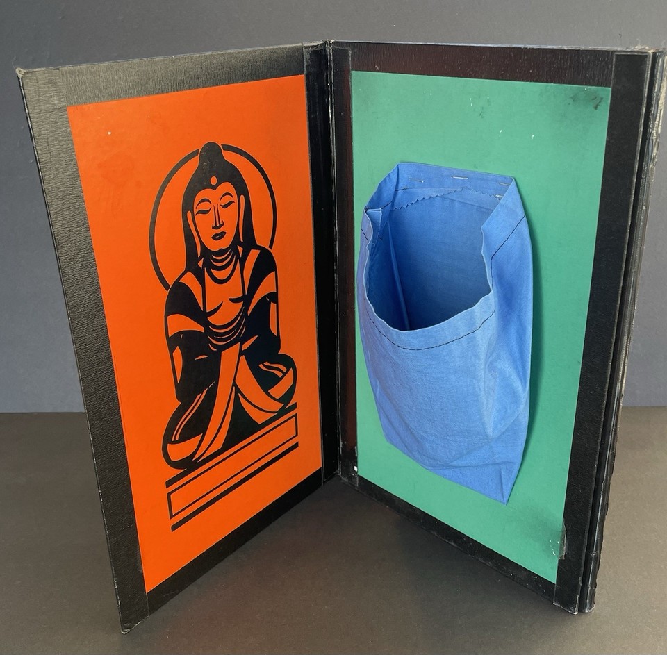 Vintage U.F. Grant Magic Temple Screen Collectible Prop Gimmick Trick ...