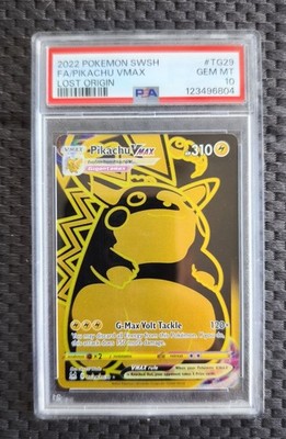 Pokemon 2022 Pikachu Vmax TG 29/TG 30 Lost Origin Englisch PSA 10 | eBay.de