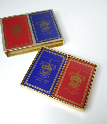 Vintage Congress US Army War College Playing Cards In Box Carlisle ...