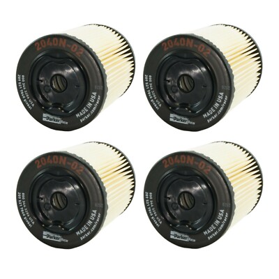 4 X RACOR 2040SM-OR 2-Micron Fuel Filter Element, P552043, FS20401 ...