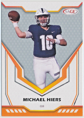 2024 SAGE Football - Michael Hiers - Samford Bulldogs - SILVER - RC ...