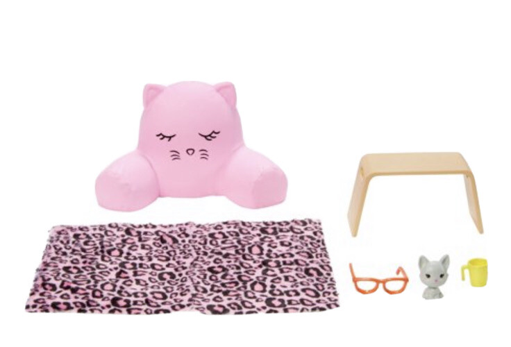 Barbie Home Accessories Living Room Furniture Cat Pillow Beanbag Coffee ...