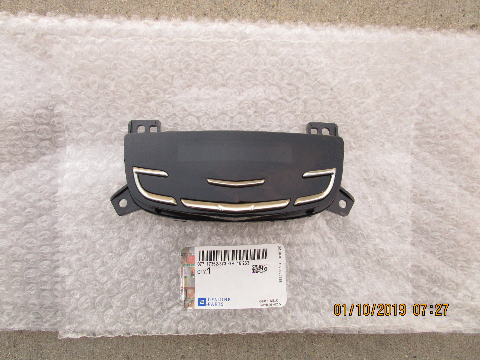 GM CADILLAC 84117015 ACDELCO 1574752 A/C HEATER CLIMATE TEMPERATURE ...