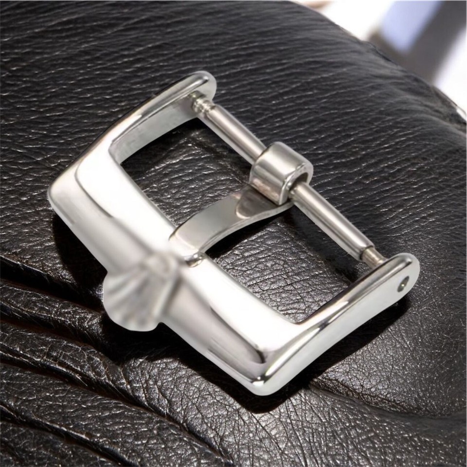 Steel Crown Buckle Polish Buckle Pin Buckle 12 14 16 18 20mm for Rolex ...