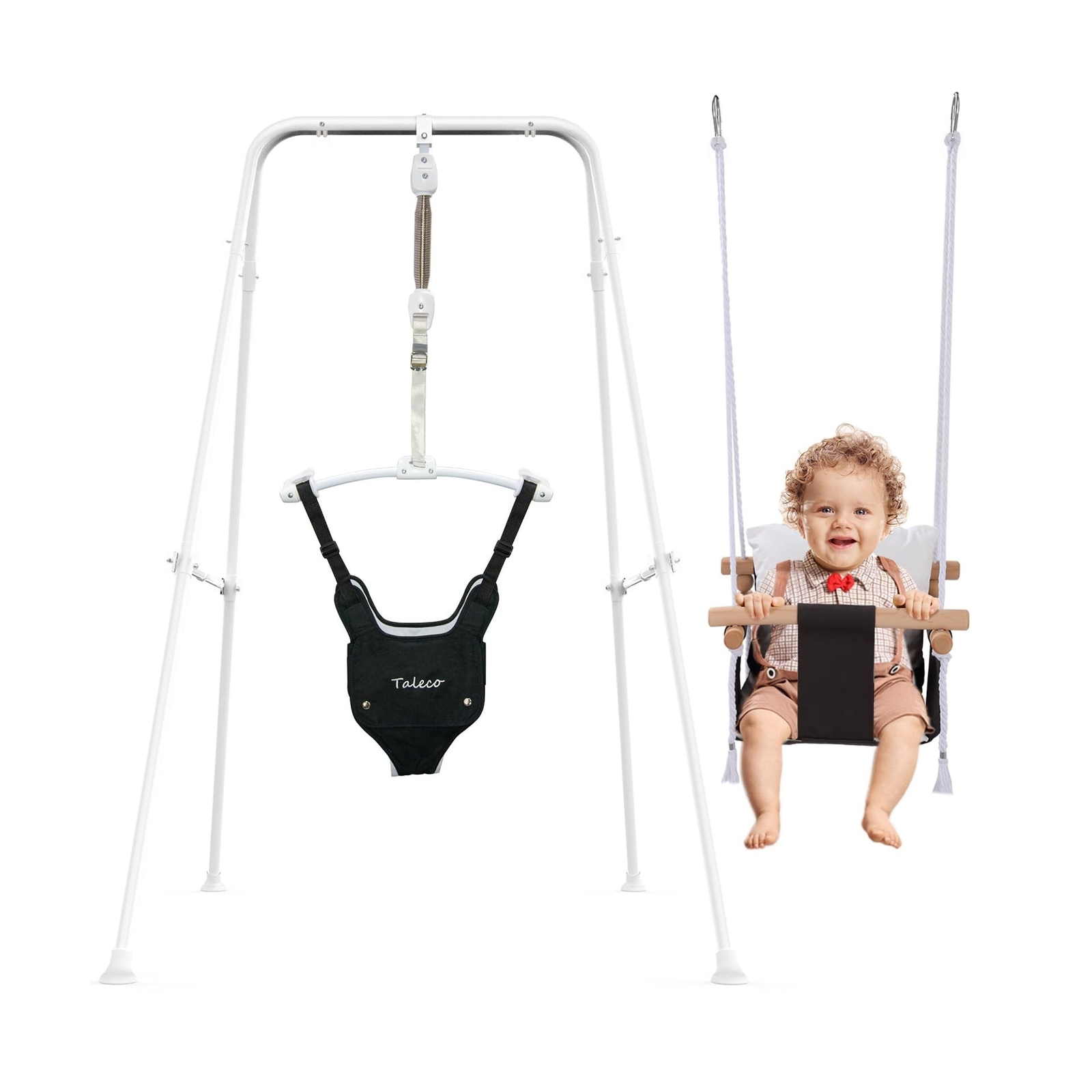 2 in 1 Baby Jumper & Swing, Baby Jumper for Indoor and Outdoor Use ...