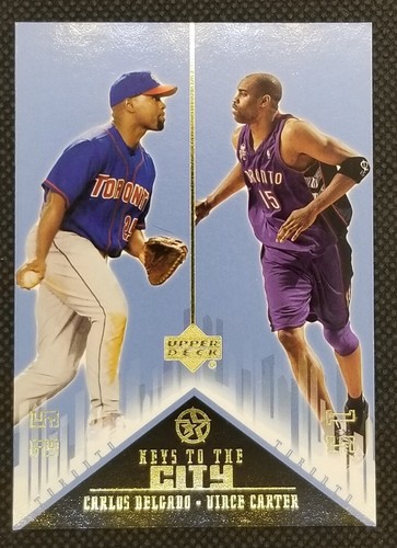 Carlos Delgado/Vince Carter 2002-03 UD SuperStars Keys to the City #K1 ...
