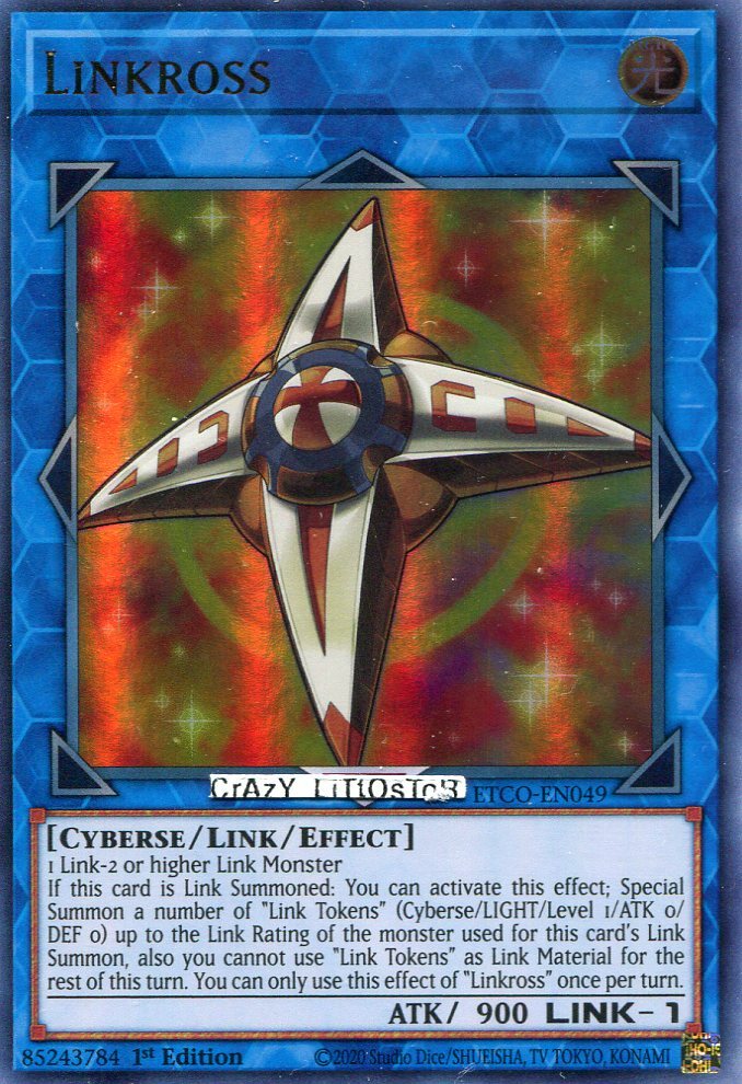 YU-GI-OH LINKROSS 1ST ED ULTRA RARE NM/MINT ETCO-EN049 (ON HAND) | eBay