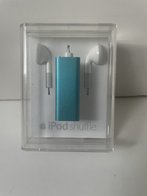 APPLE iPod shuffle 3rd GENERATION BLUE 2 GB MC384LL/A -A1271-BRAND NEW ...