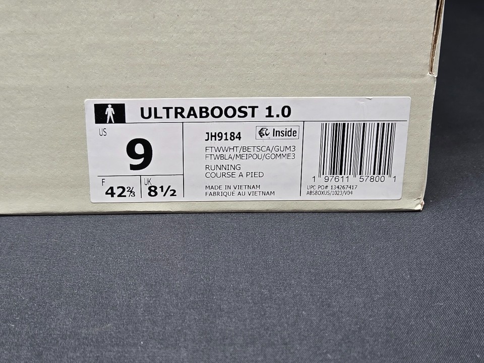 Adidas Ultraboost 1.0 Men's Multi Sizes Scarlet Red White Black Shoes ...