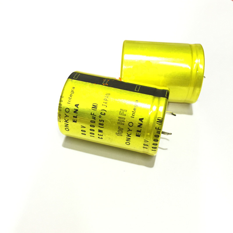 1PC for HiFi Top audio filter capacitor 85°C 35x50mm ELNA 10000UF 80V ...