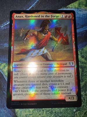 Anax, Hardened in the Forge Commander Masters Foil | eBay
