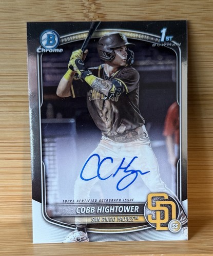 COBB HIGHTOWER 2025 BOWMAN CHROME 1ST AUTOGRAPH PADRES AUTO | eBay