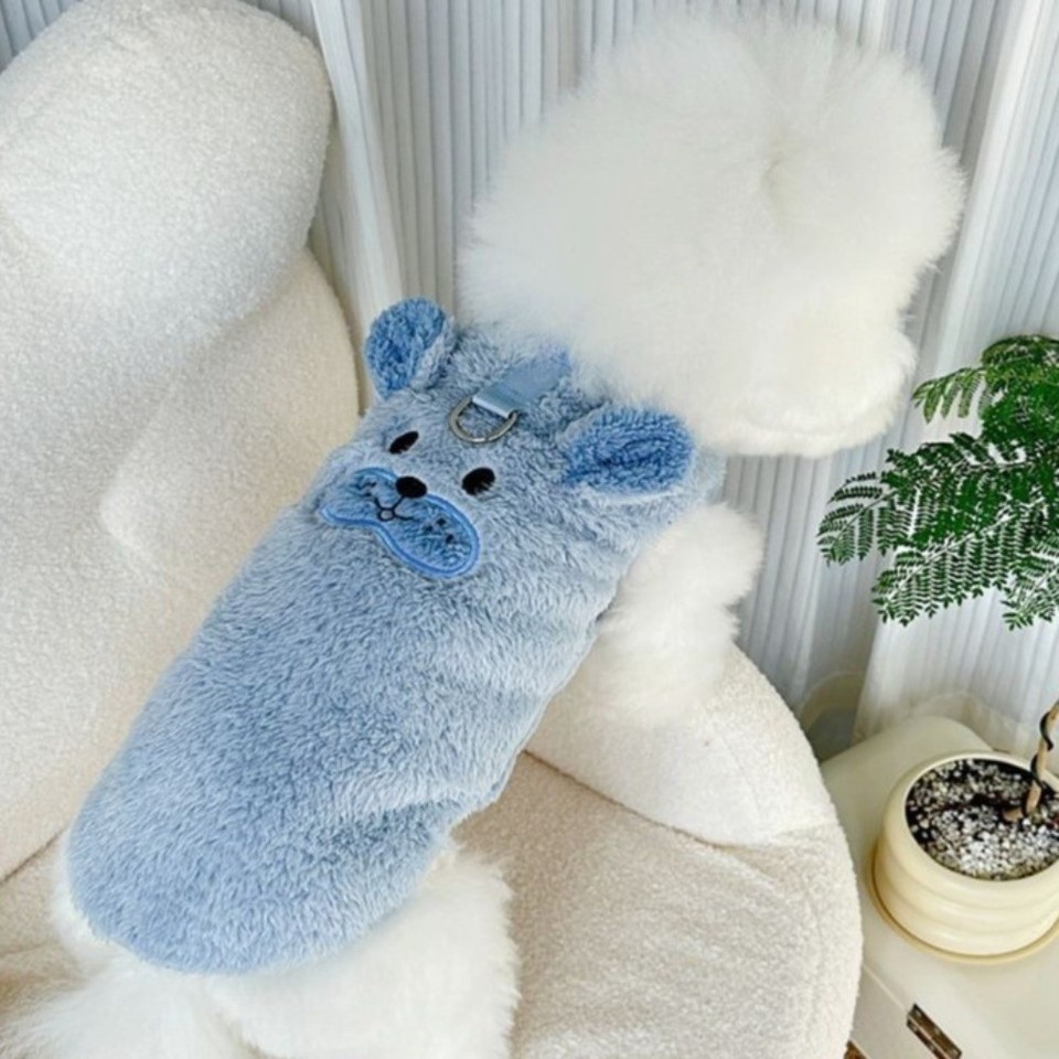 Warmth Design Dog Sweater Teddy Style Cat Hoodies Dog Clothing Cold ...