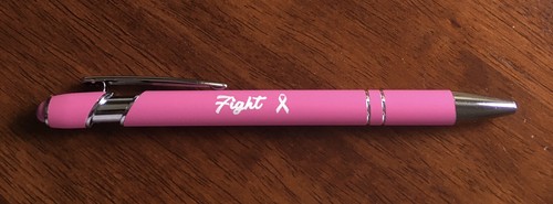 Breast Cancer Awareness Fight Cancer Pink Pen Black Ink New | eBay