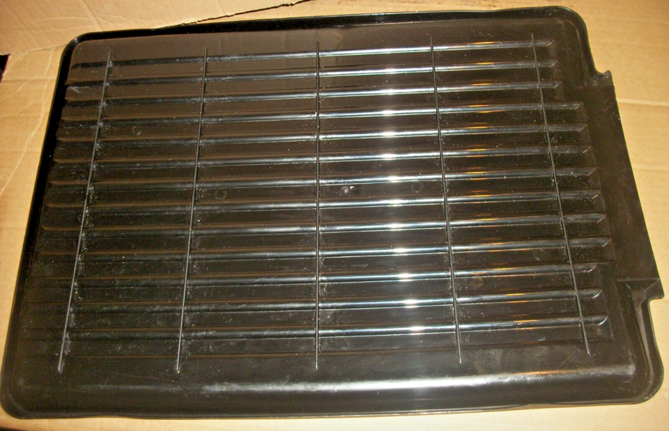 Black Plastic Replacement Tray/Mat For Plate/Dish Drying Drain/Draining Rack | eBay